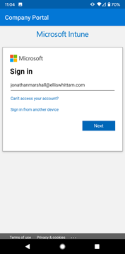 Installing Company Portal on a Personal Android Device – Ellis Whittam